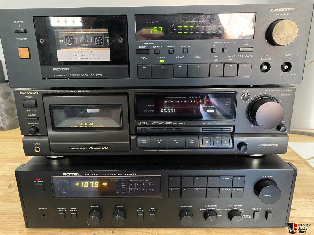 Rotel RD-870 Cassette Deck Photo #3714881 - Canuck Audio Mart