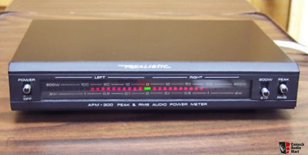 Realistic APM-300 Digital Audio Power Meter ( Nice Shape w/manual ...