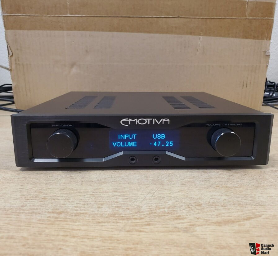 Emotiva Stealth DC-1 DAC/Preamp REDUCED For Sale - Canuck Audio Mart