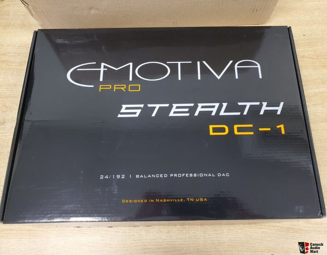 Emotiva Stealth DC-1 DAC/Preamp REDUCED Photo #3717039 - UK Audio Mart