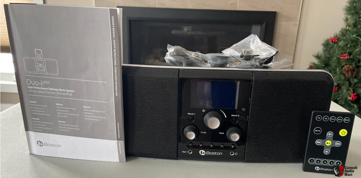 Boston Acoustic Radio - Boston Horizon Duo-I PLUS (Gloss Black - Like ...