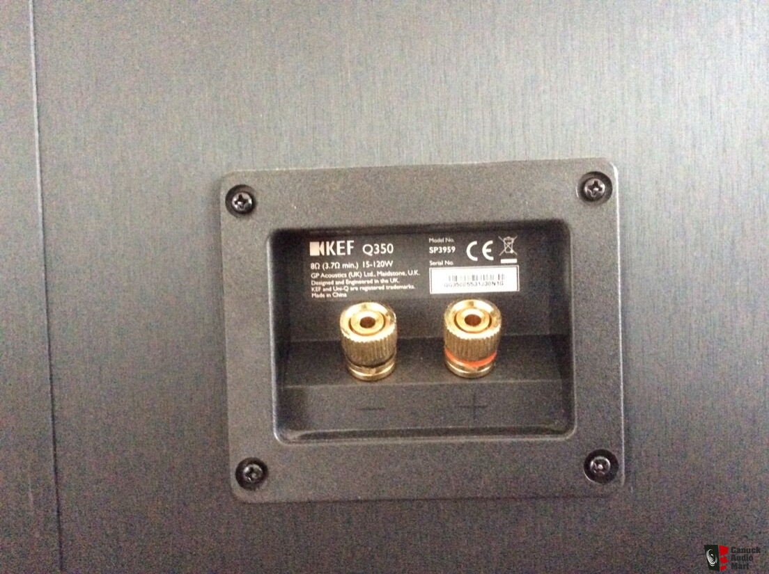 KEF Q350 in black For Sale - Canuck Audio Mart