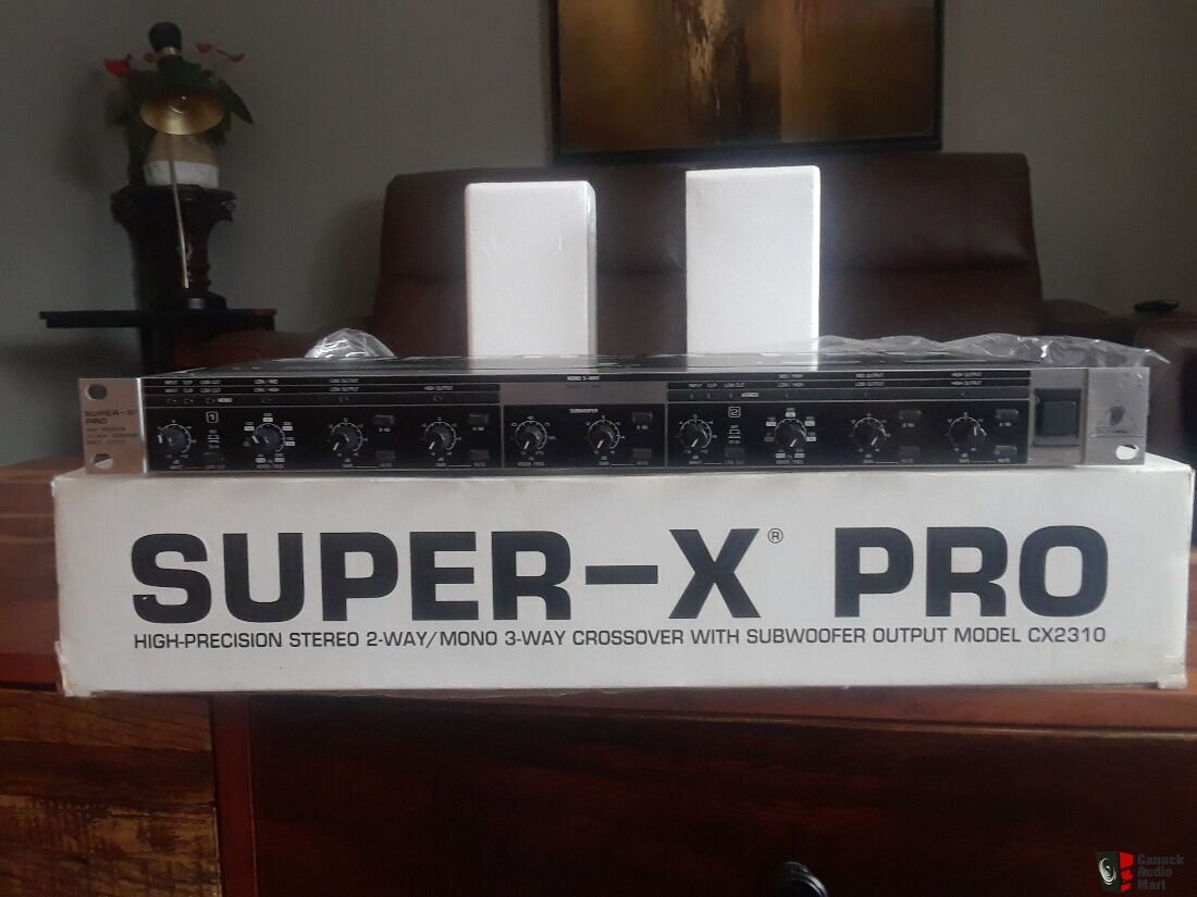 Behringer SUPER-X PRO Electronic Crossover- Model CX2310 For Sale ...
