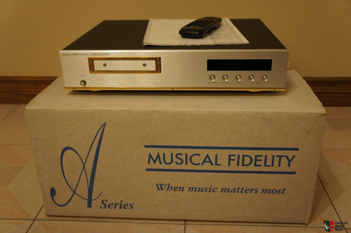 Musical Fidelity A3CD 24-Bit CD Player, made in England - new photos ...