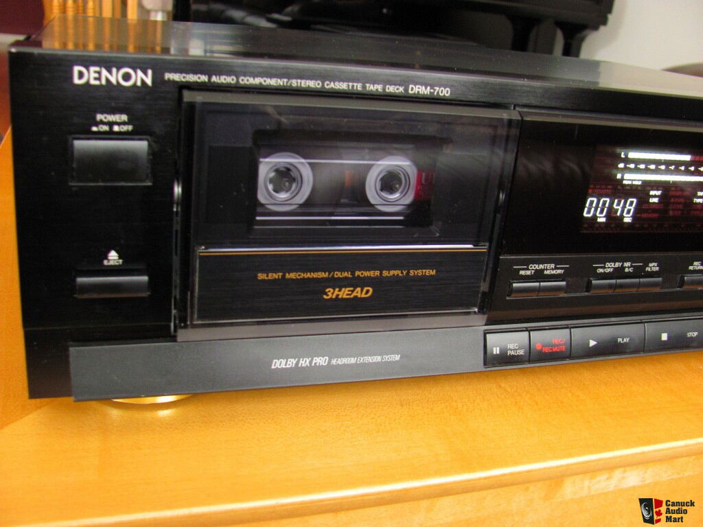 DENON DRM-700 3HEAD cassette deck Photo #372573 - Canuck Audio Mart