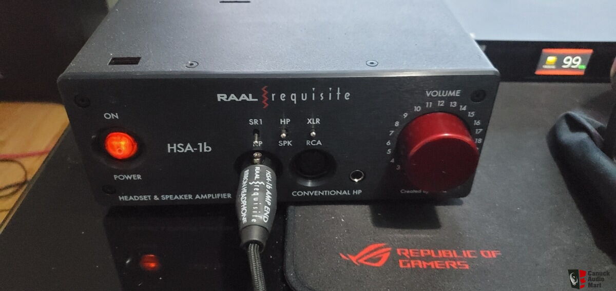 Like New Raal HSA-1B Amplifier Photo #3726910 - Canuck Audio Mart