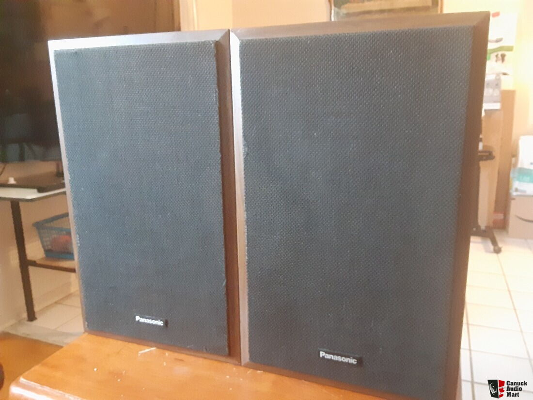 Vintage pair of Panasonic speakers SB504 For Sale - Canuck Audio Mart