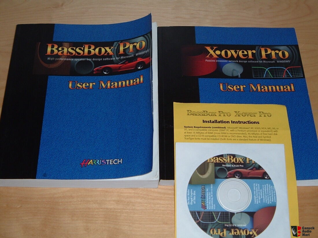 BassBox Pro & Xover Pro Speaker Design Software & Manuals For Sale ...