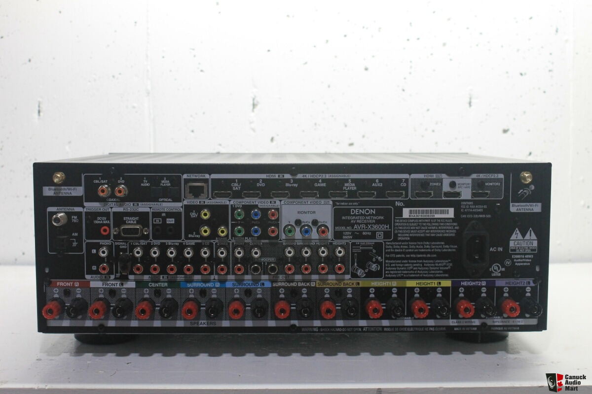 Denon AVR-x3600H For Sale - Canuck Audio Mart