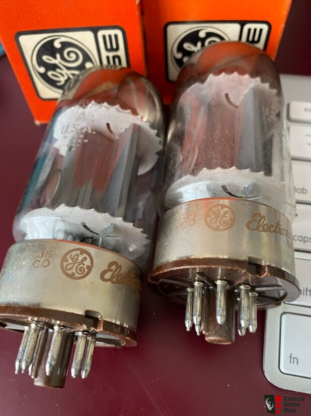 two GE 6550 output tubes/valves (matched pair) For Sale - Canuck Audio Mart