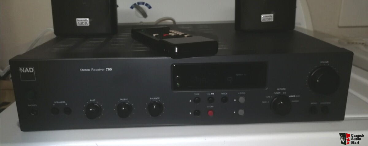 Nad 705 stereo receiver with remote (reduced) Photo #3739114 - US Audio ...