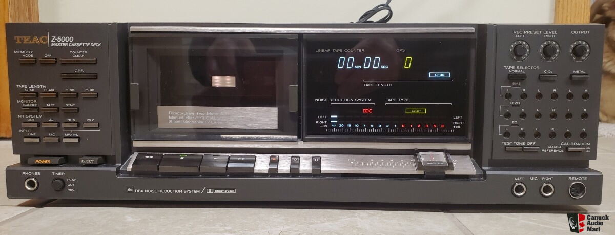 TEAC Z5000 Master Cassette Deck For Sale - Canuck Audio Mart