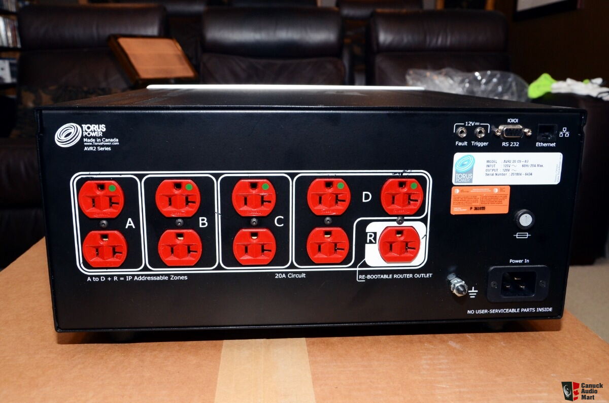 Torus AVR2 CS 4U 20A Power Conditioner Photo #3739788 - Canuck Audio Mart