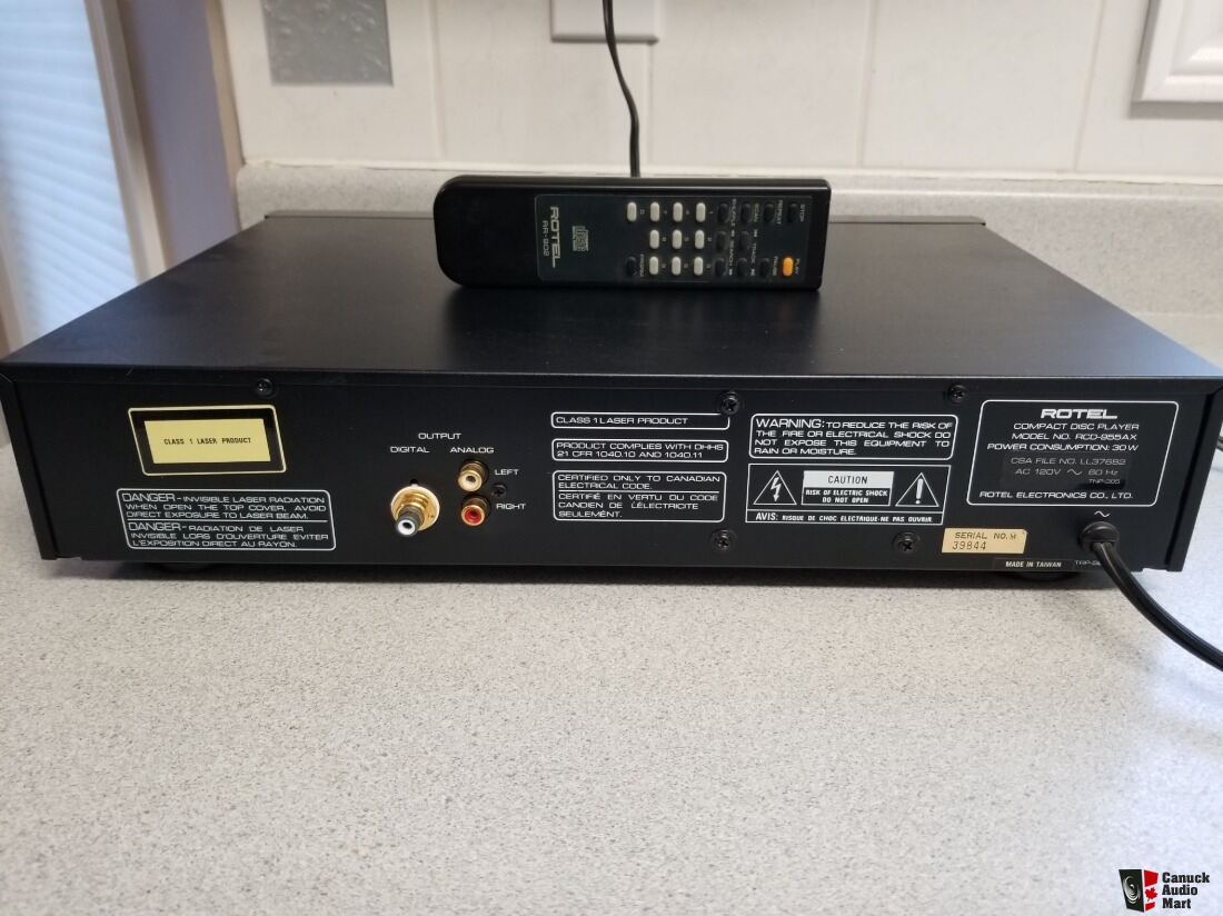 Rotel RCD955AX CD Player Upgraded Photo #3743161 - Aussie Audio Mart