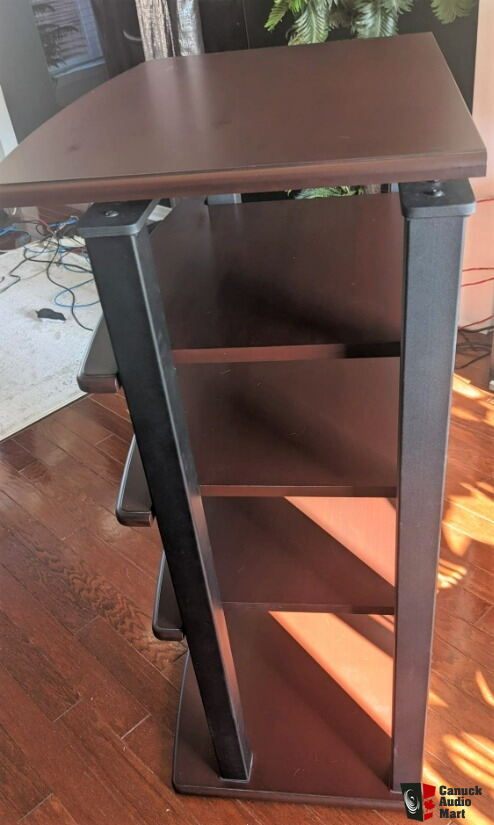 Sale Pending. 5 Shelf Atlantis Reference Audio Rack in Rosewood Finish ...