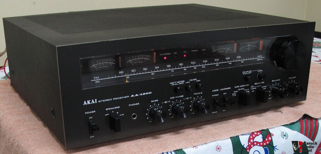 Akai AA-1200 Receiver 125 watts/ch Big & Black*SOLD* Photo #374597 - US ...