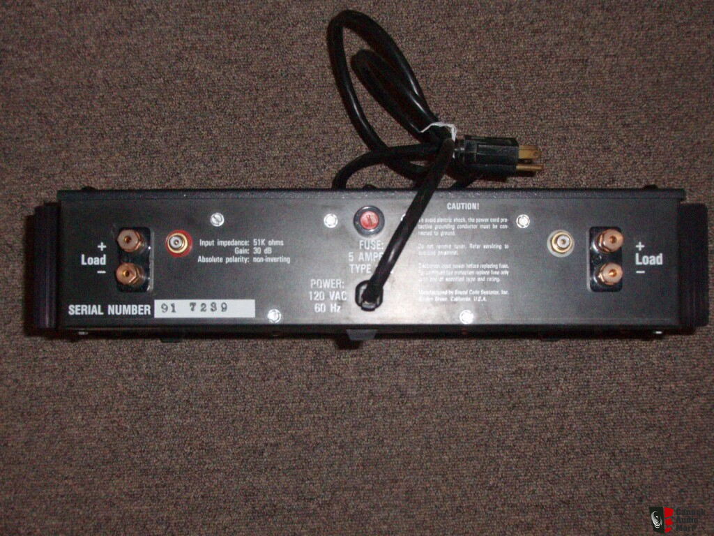 MUSE MODEL ONE HUNDRED AMPLIFIER Photo #374923 - Canuck Audio Mart