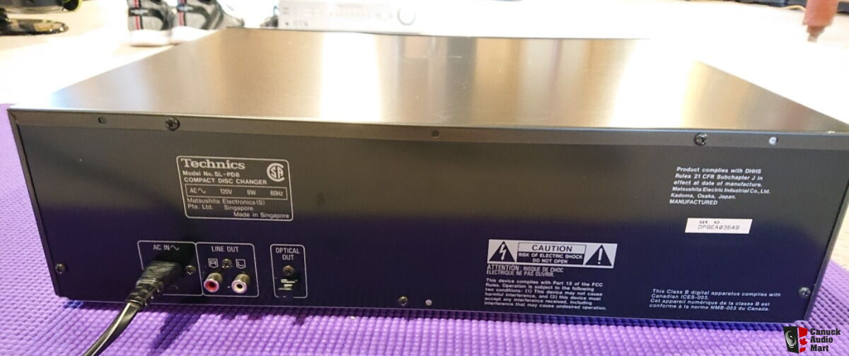 Technics SL-PD8 CD Changer Photo #3749768 - Canuck Audio Mart