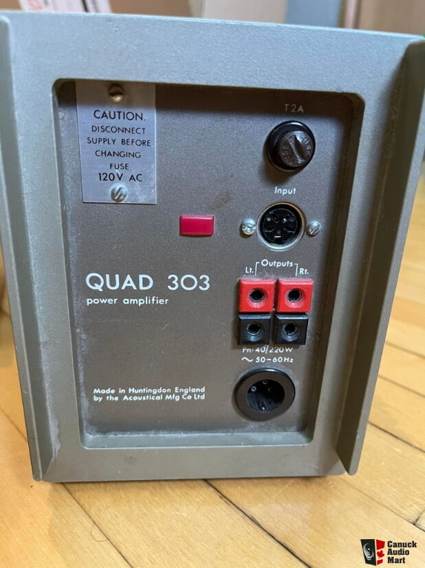 Quad 33 and Quad 303, my favorite set, adjusted to service manual Photo ...