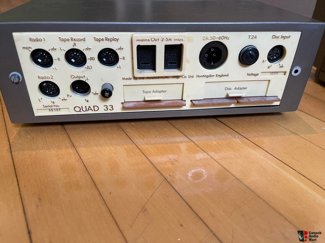 Quad 33 and Quad 303, my favorite set, adjusted to service manual Photo ...