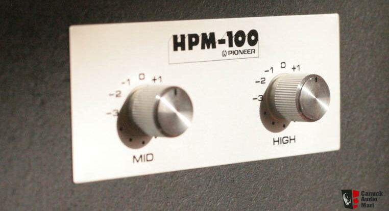 Pioneer HPM 100 mid/high controls and front bezel Wanted - Canuck Audio ...