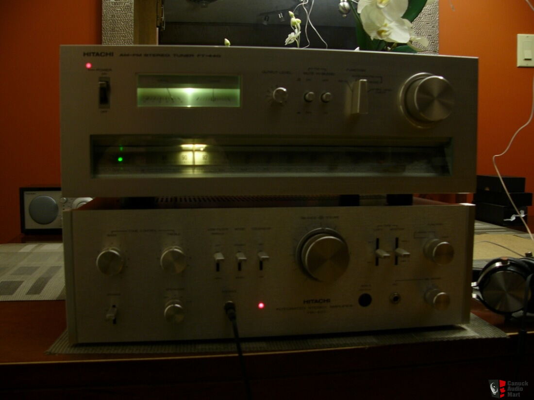 Hitachi HA - 410 amplifier and FT - 440 tuner Photo #3758958 - Canuck ...