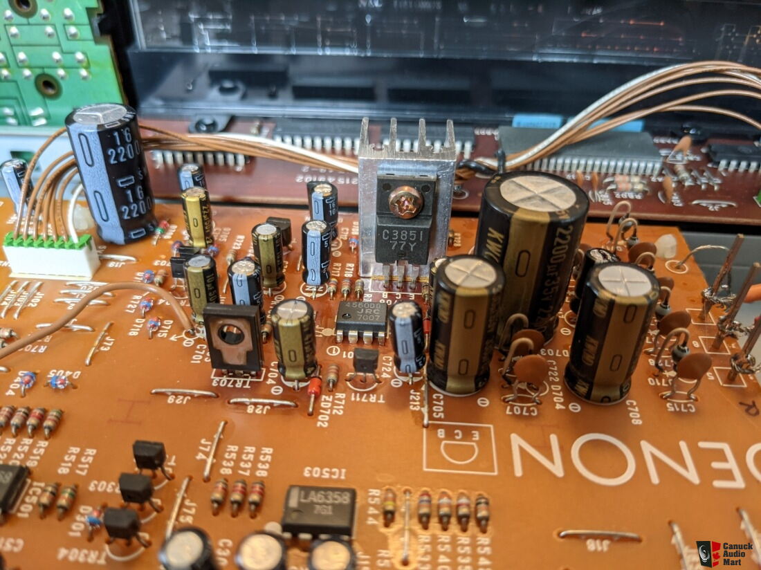 Denon TU-800 Tuner - Power Supply and Audio Section Re-capped, plus ...