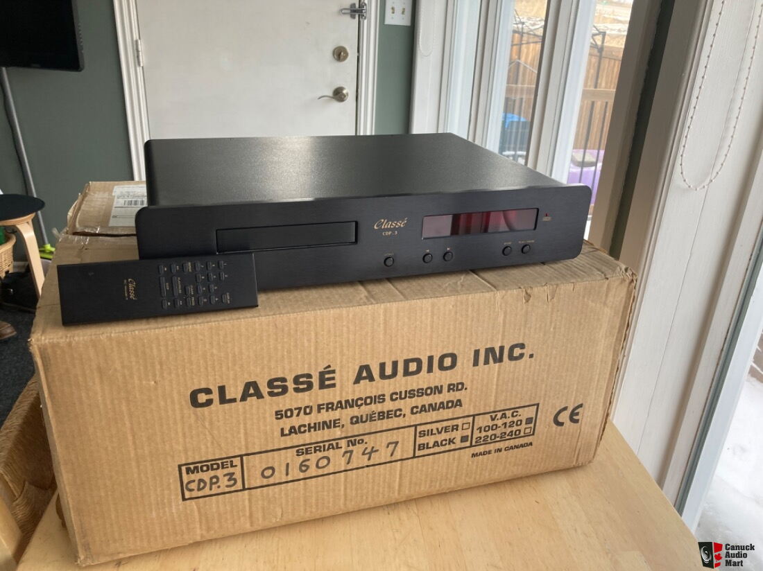 Classe CDP-3 CD Player Photo #3761582 - Canuck Audio Mart