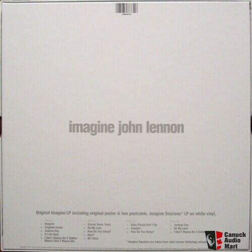 John Lennon +Imagine+40th Anniversary Box Set+2X180g+poster,postcards ...