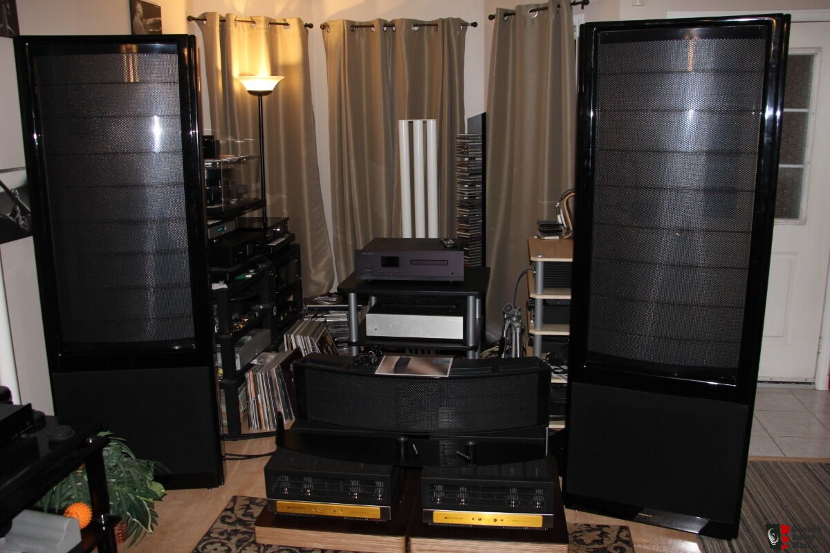 Martin Logan Monolith 3 electrostatic/hybrid speakers Photo #3768237 ...