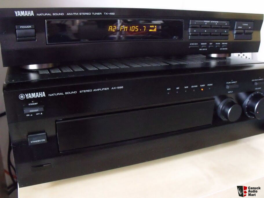 Yamaha AX-596 amplifier and TX-492 tuner Photo #377626 - Canuck Audio Mart