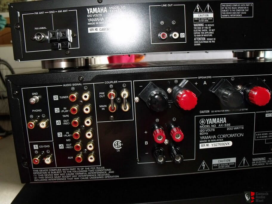 Yamaha AX-596 amplifier and TX-492 tuner Photo #377626 - Canuck Audio Mart