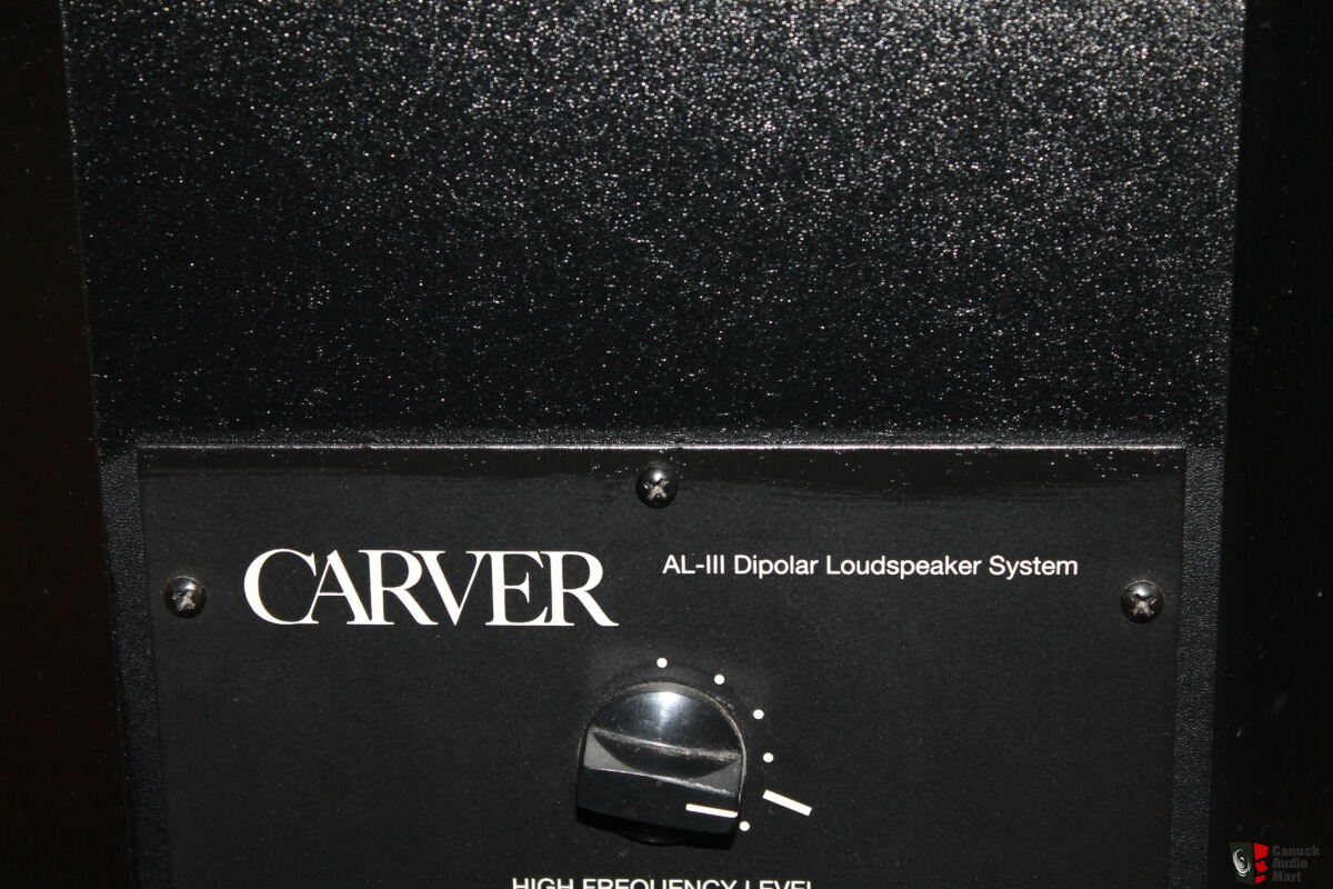 Carver AL-III Dipolar Loudspeakers Photo #3779241 - Canuck Audio Mart