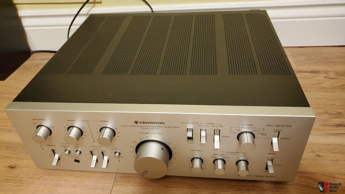Rare. Mint. Kenwood KA-907 dual mono integrated amplifier Photo ...
