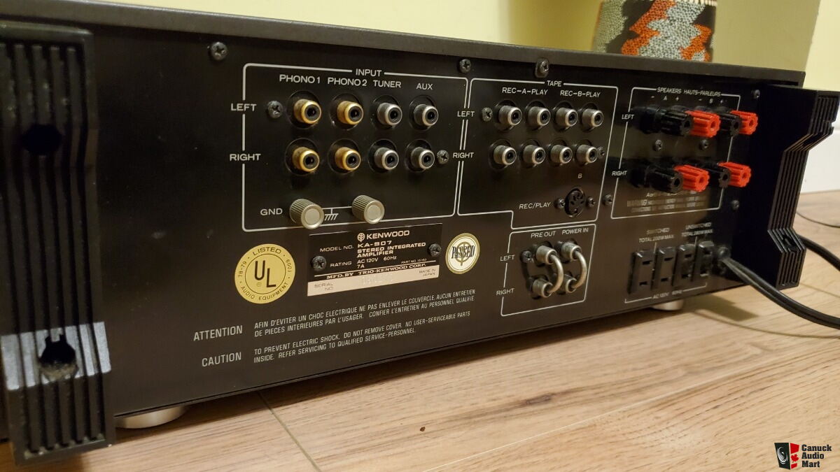 Rare. Mint. Kenwood KA-907 dual mono integrated amplifier Photo ...