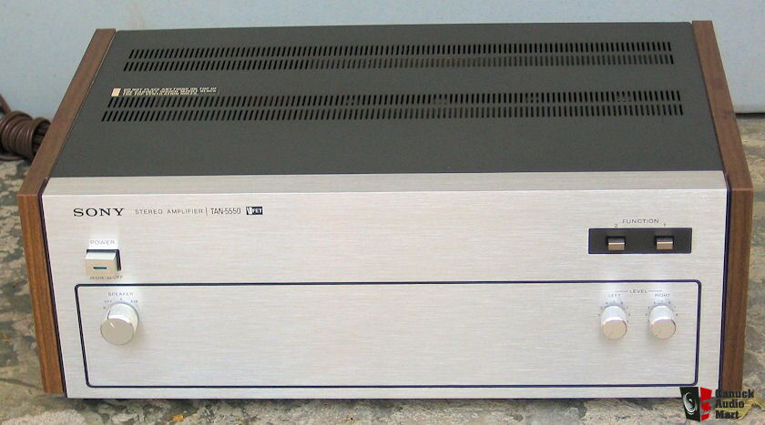 SONY TAN-5550 VFET POWER AMP V FET Photo #378382 - Canuck Audio Mart