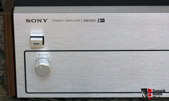 SONY TAN-5550 VFET POWER AMP V FET Photo #378393 - US Audio Mart