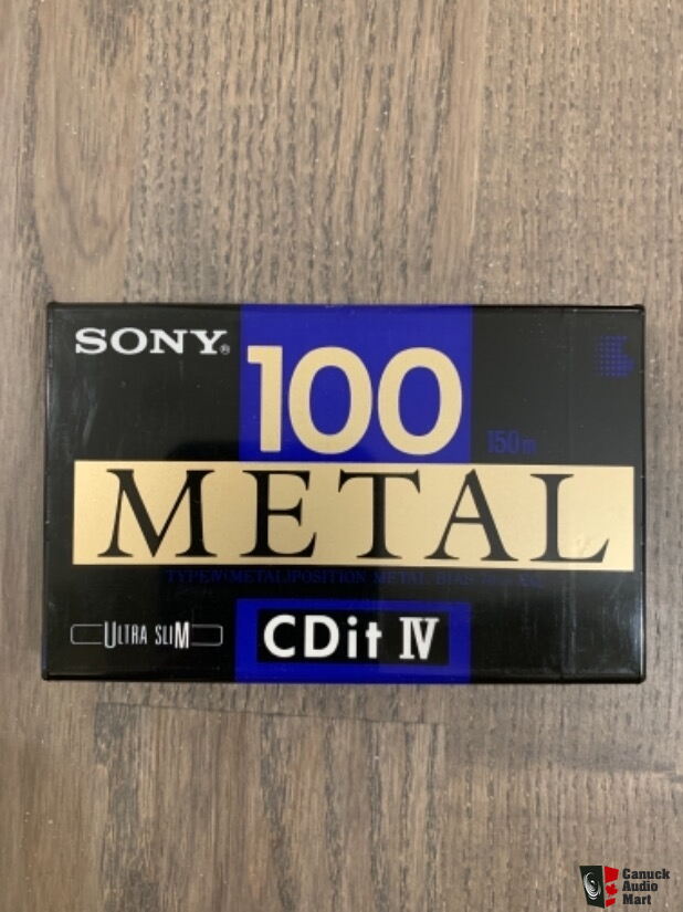 Sony cassette tape Metal (Type IV bias) (Made in Japan) Photo #3788442 ...