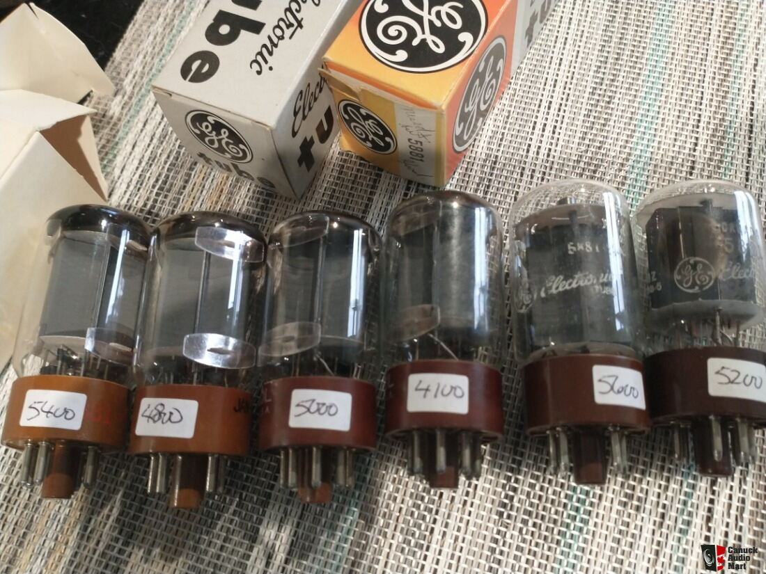 Lot of Six 5881 Power Tubes Photo #3788994 - Canuck Audio Mart