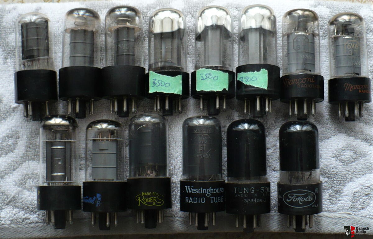 14 Vintage Good Testing 6V6GT Output Tubes For Sale - UK Audio Mart