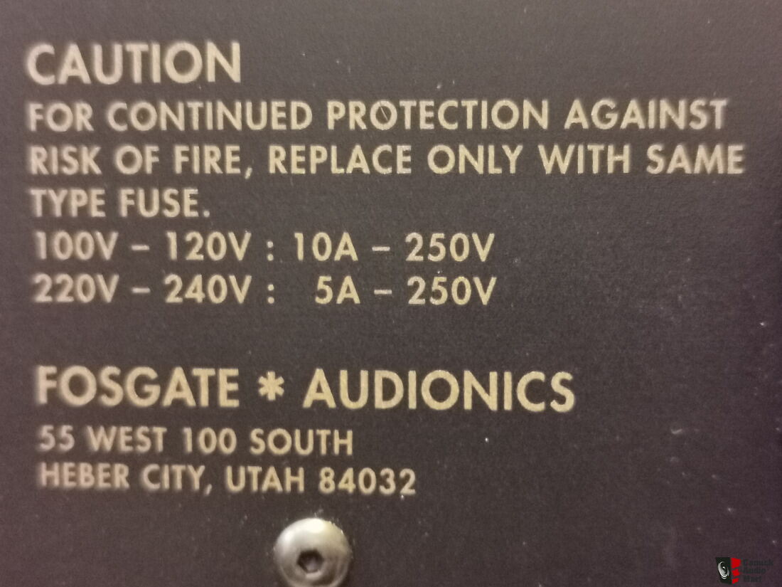 Fosgate Audionics 4100 High Current Amp Amplifier CLASS A/B Photo ...
