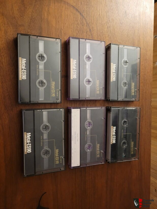 6 Sony Metal ES90 Cassette Tapes Photo #3802073 - Canuck Audio Mart