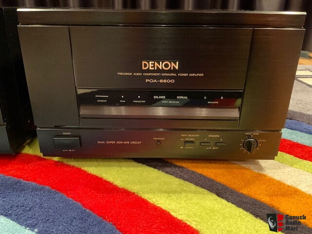 Vintage Denon POA 6600 mono block completely RESTORED Photo #3802338 ...