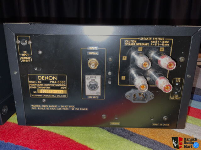 Vintage Denon POA 6600 mono block completely RESTORED Photo #3802337 ...