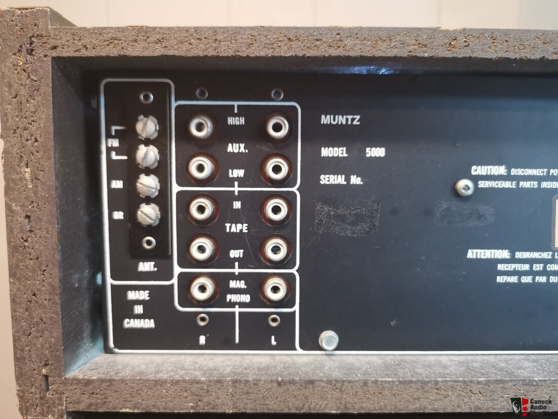 Vintage Muntz 5000 Amplifier " VERY RARE Photo #3802941 - US Audio Mart