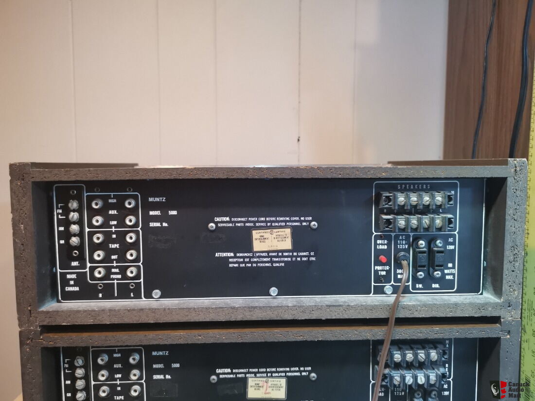 Vintage Muntz 5000 Amplifier " VERY RARE Photo #3802941 - US Audio Mart