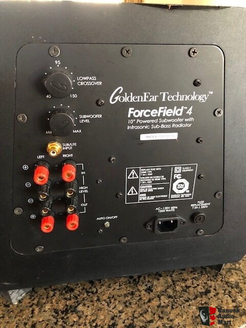 Golden Ear Forcefield 4 Sub, new 1200 watt amp installed Photo #3807240 ...
