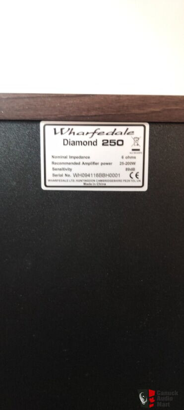 Wharfedale diamond 250 Photo #3810093 - Canuck Audio Mart
