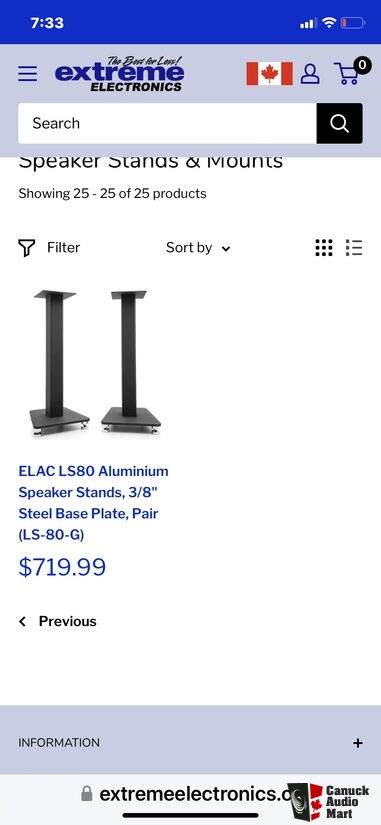 ELAC LS-80 Flagship Bolt on Stands (Carina,Navis,Vela) Price DROP ...