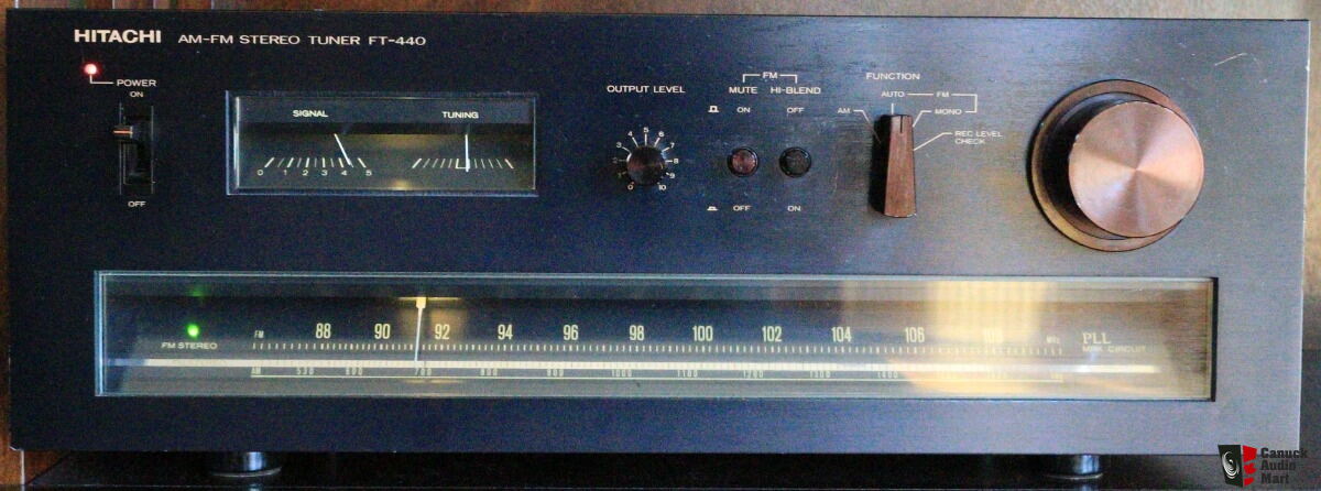 Hitachi FT-440 AM/FM Stereo Tuner - Classic beauty For Sale - Canuck ...